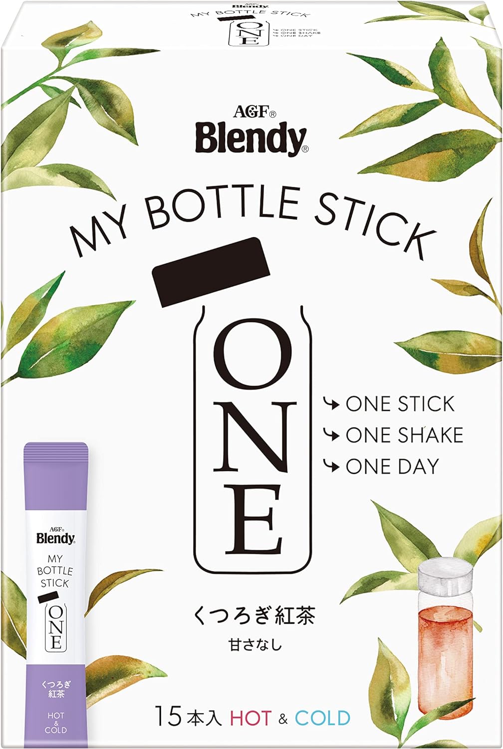 AGF Blendy My Bottle Stick One Relaxing Tea 15 Bottles [Iced Tea] [No ...