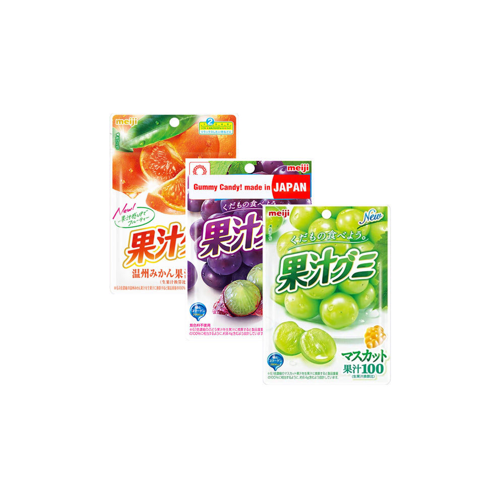 Meiji Fruit Juice Gummy (54g each pack) – Japanned