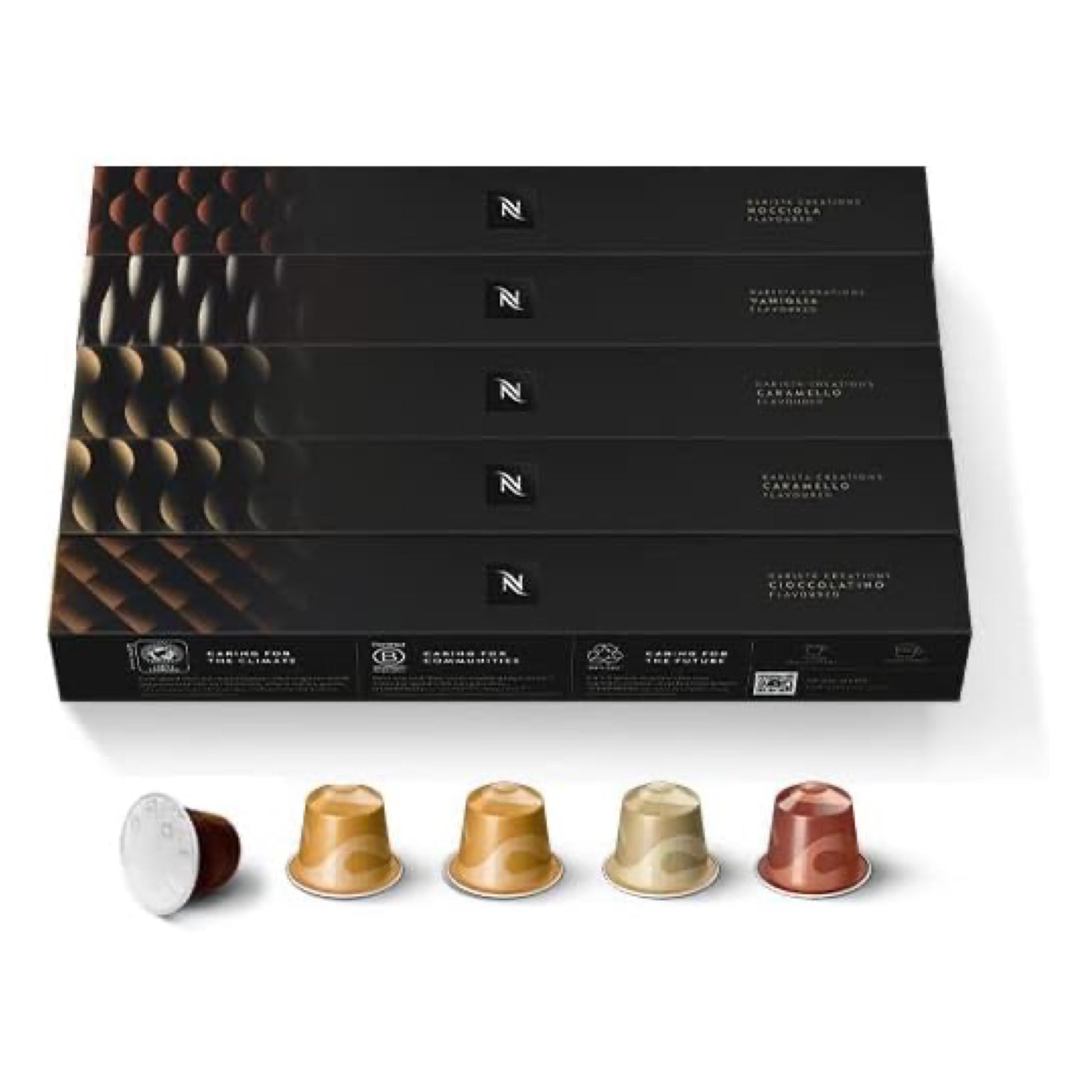 Nespresso Original Barista Creations Flavored Coffee Set 4 Types (50 P ...