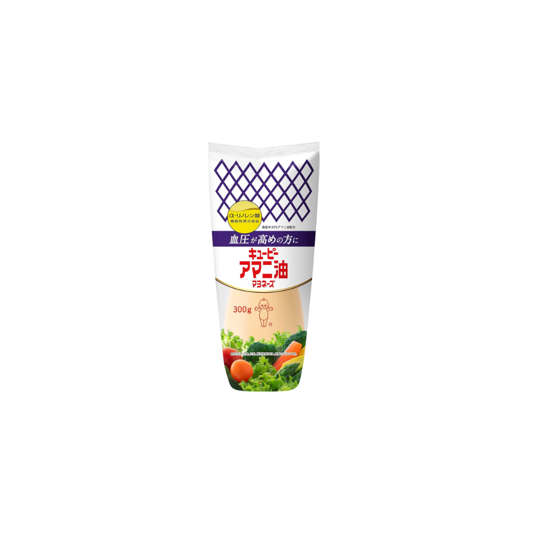 Kewpie Linseed Oil Mayonnaise, 10.6 oz (300 g) Bottel with Functional ...