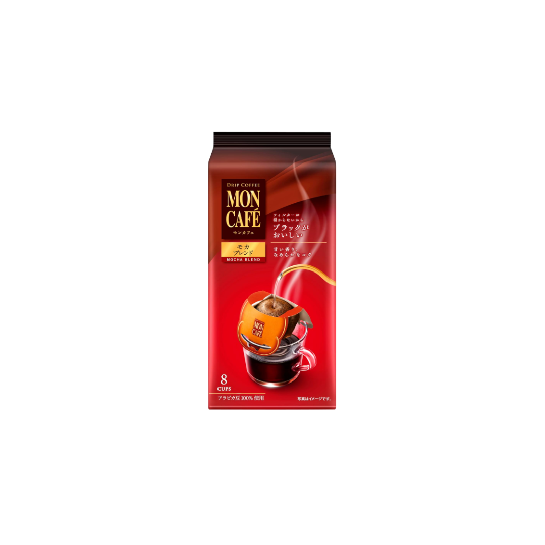 Mon Café Mocha Blend Drip Coffee – 8 Bags × 3 Packs (24 Bags) – Japanned